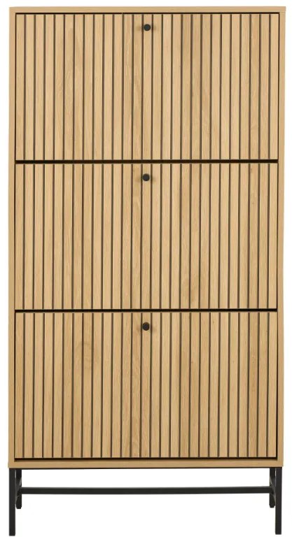 Výklopný botník ALBANY 71,6 cm dub přírodní