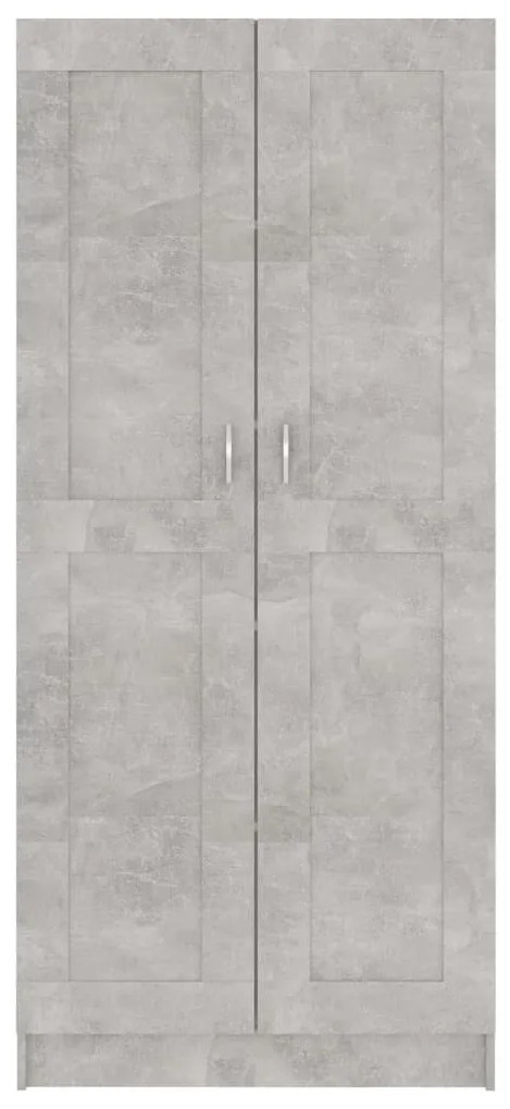 Knihovna Richy - dřevotříska - 82,5x30,5x185,5 cm | betonově šedá