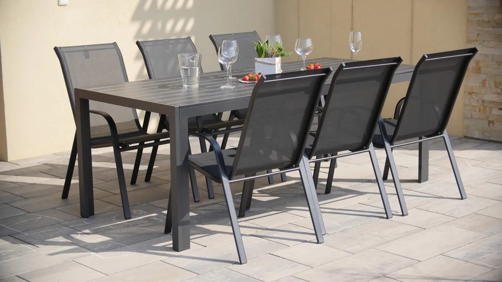 Nábytek Texim Nábytek Antonio Zahradní jídelní set VIKING XL + 6x židle RAMADA Počet míst: pro 6 osob, Typ sestavy: Jídelní sety