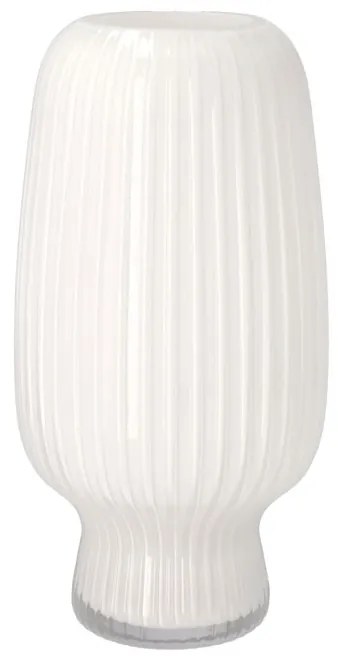 Villa Collection Skleněná váza Cuneo 16 x 31,5 cm White