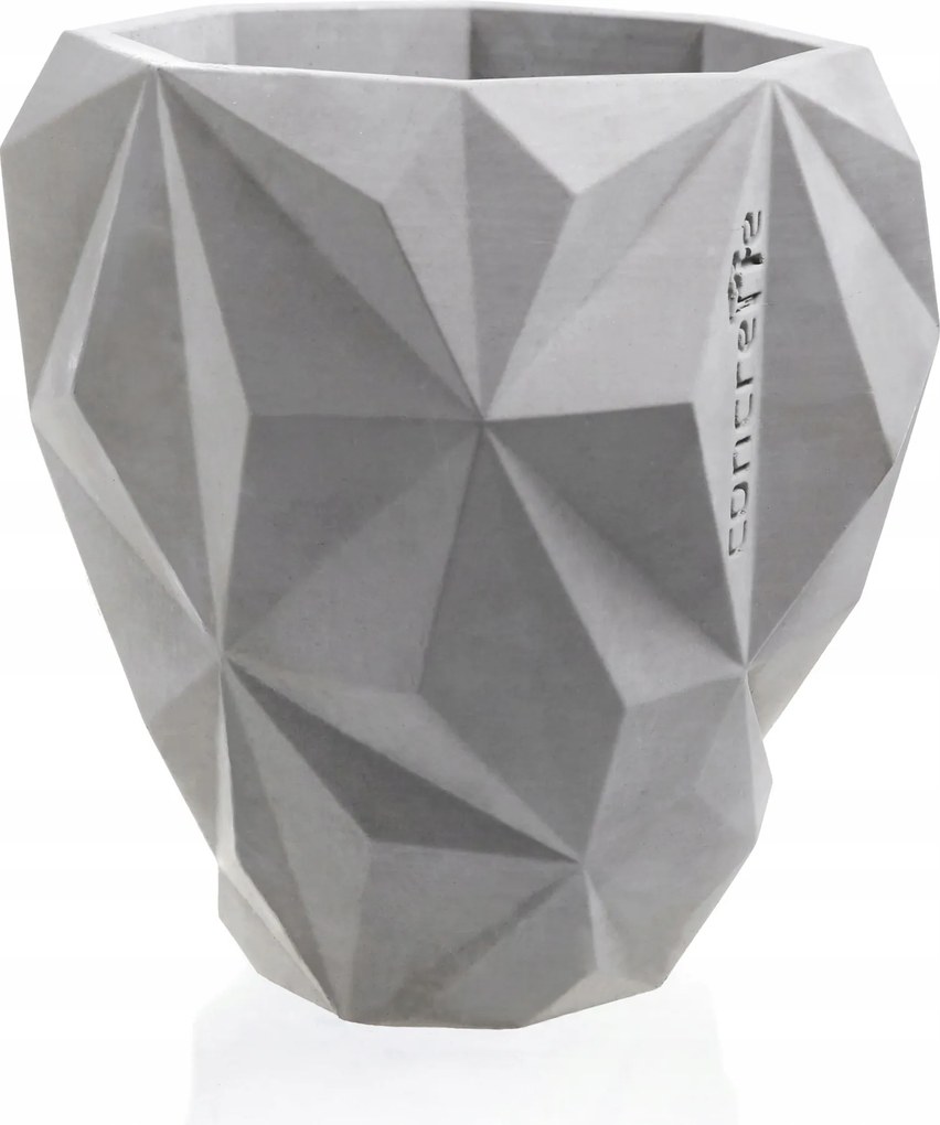 Dekorativní květináč Geometric Unpainted 13 cm Květináč