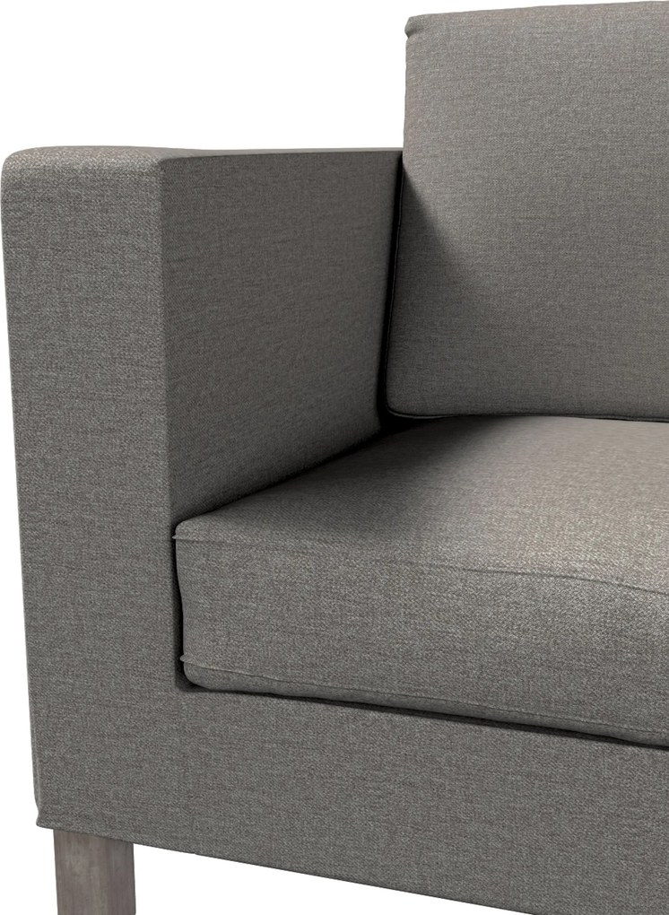 Potah na pohovku IKEA Karlanda 2-místná, krátký barva šedá látka pletený vzor