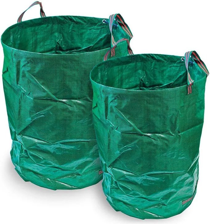 Koš zahradní skládací zelený
