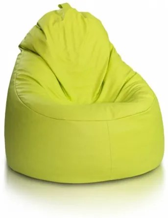 Sedací vak ECOPUF - YOKO - ekokůže Tmavě hnědá