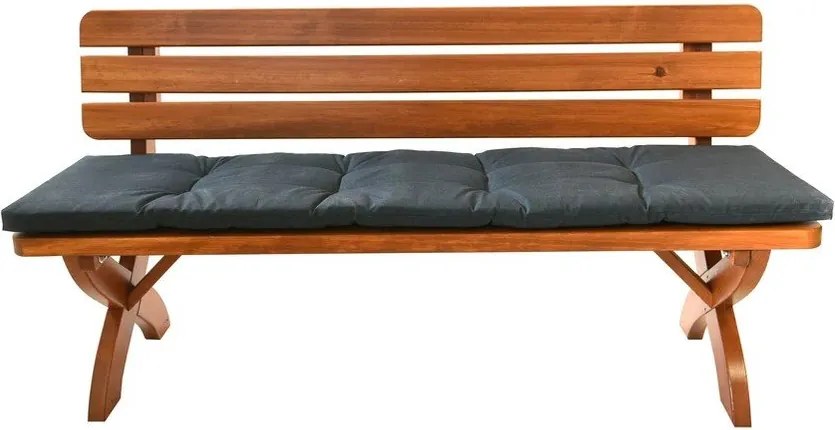 Hnědá dřevěná zahradní lavice Strong – Rojaplast