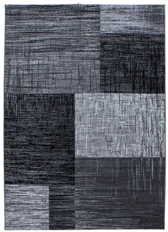 Ayyildiz, Kusový koberec Plus 8001 black, 160x230, šedá, chodba / předsíň