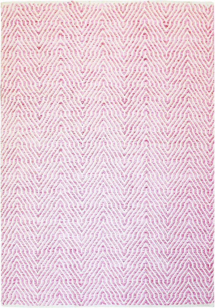 XXXLutz NAPLOCHO TKANÝ KOBEREC, 80/150 cm pink - Online Only koberce & rohožky - 005937061901