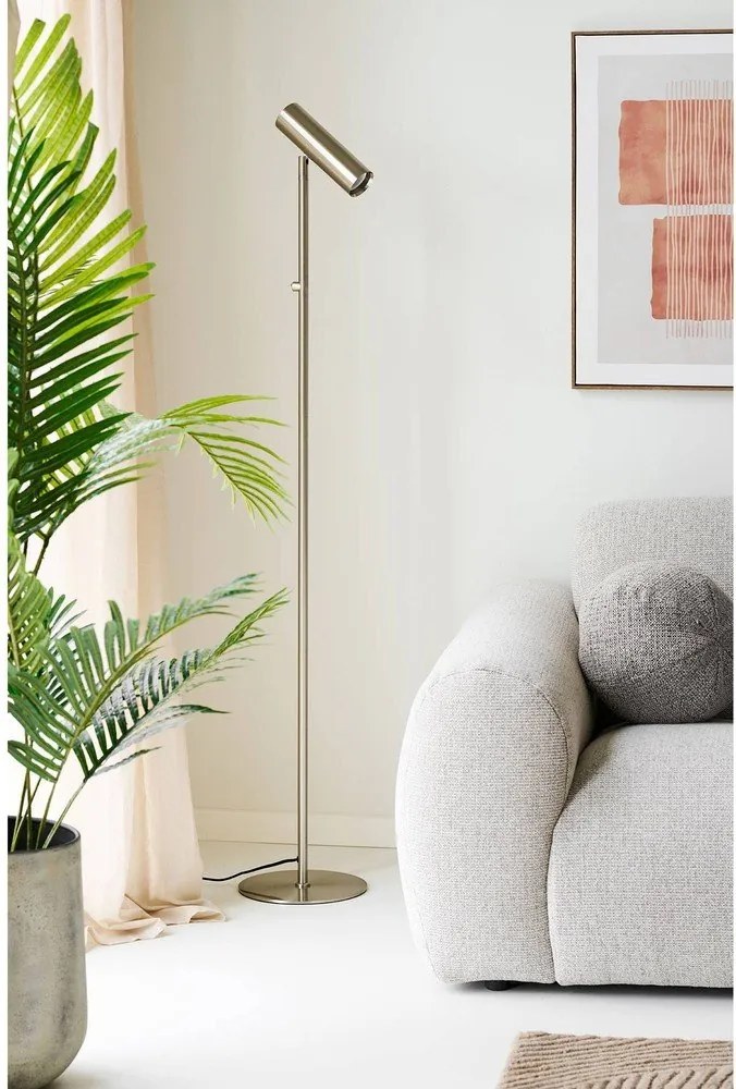 Stojací lampa ve stříbrné barvě (výška 150 cm) Paris – House Nordic