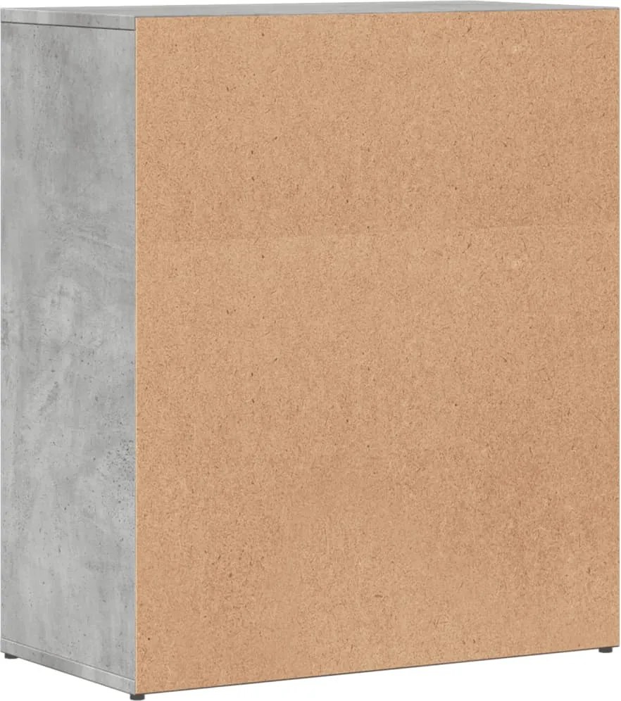 Příborníky 2 ks betonově šedé 60 x 31 x 70 cm kompozitní dřevo 3276542