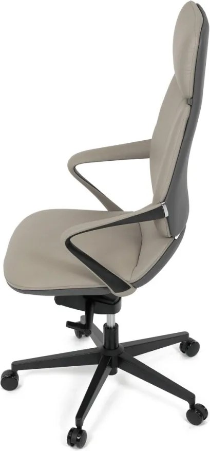 Kancelářské křeslo KA-T8426 GREY, houpací mechanismus, šedá ekokůže (59 x 63) cm