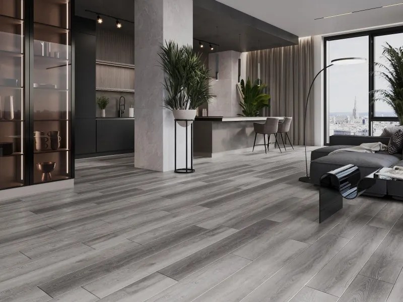 Mexen El Monte vzorek vinylových panelů SPC 6,5 mm, podklad IXPE 1,5 mm, 4 V-drážka, Dub - F1011-S