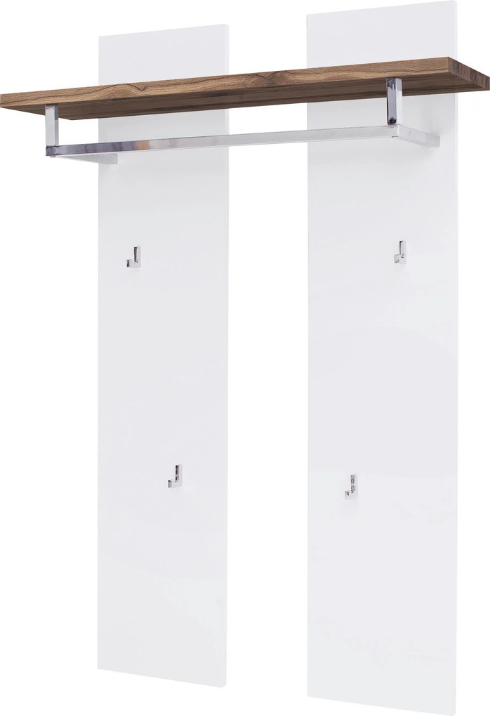 XXXLutz ŠATNÍ PANEL, bílá, barvy dubu, dub, 91/135/25 cm Novel - Šatní panely - 000196068404