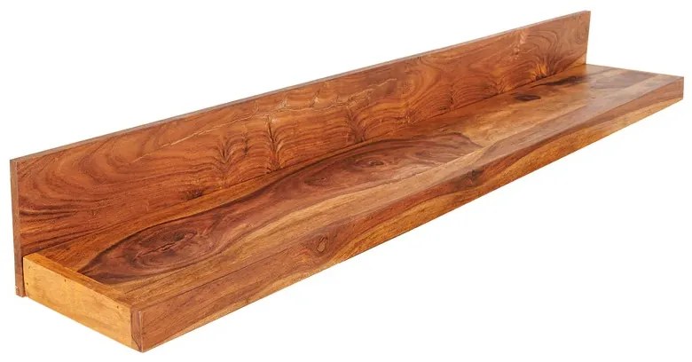 Designová nástěnná police Elegant 140 cm Sheesham