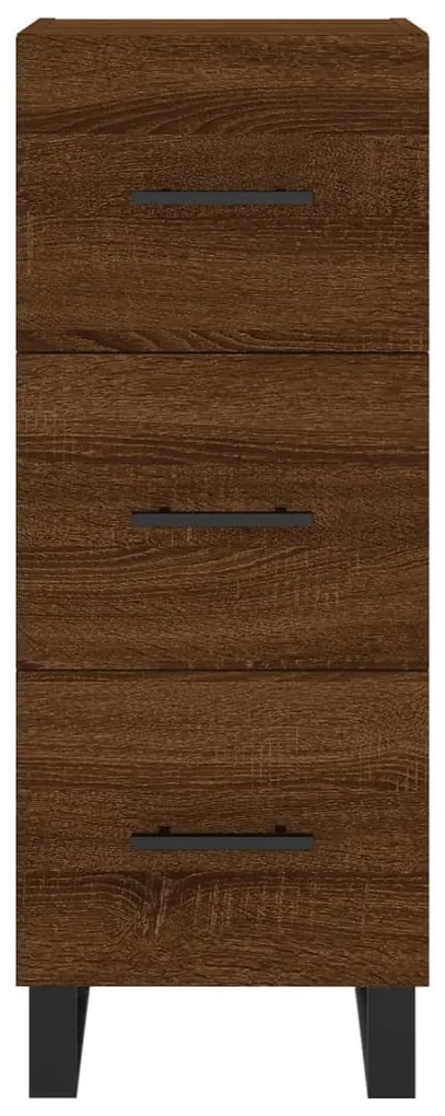 Skříň highboard hnědý dub 34,5 x 34 x 180 cm kompozitní dřevo,  3199264