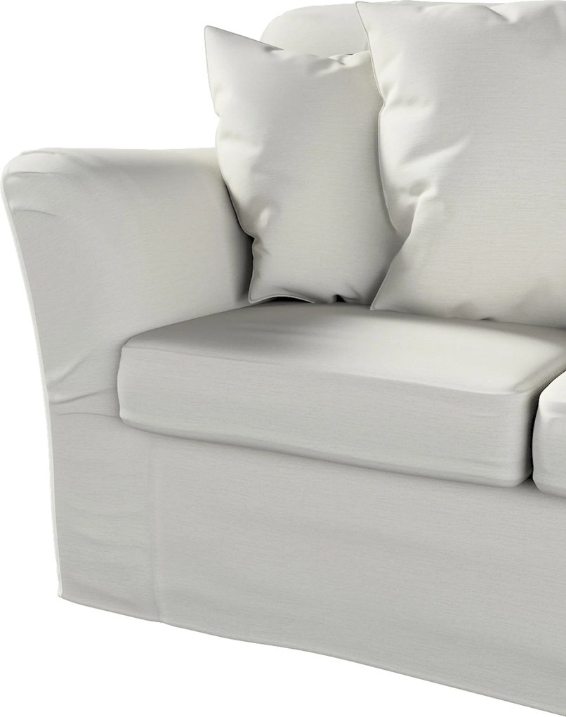 Potah na pohovku IKEA Tomelilla 3-místná nerozkládací barva šedá látka lesklé, pletený vzor, sametová