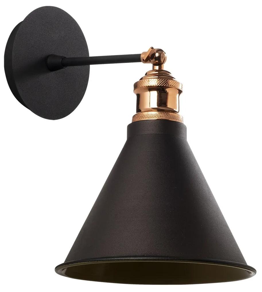 Nástěnná lampa Berceste IV černá