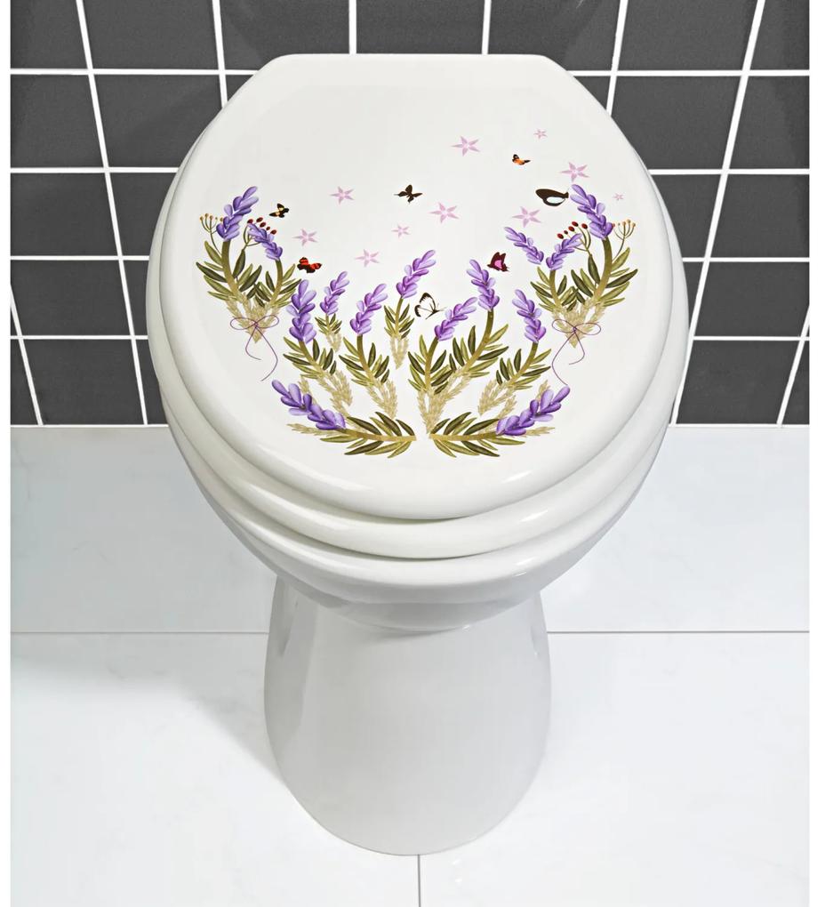 Obrázek na WC prkénko "Levandule"