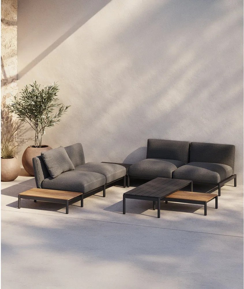 Kovový zahradní konferenční stolek 63x149 cm Sorells – Kave Home