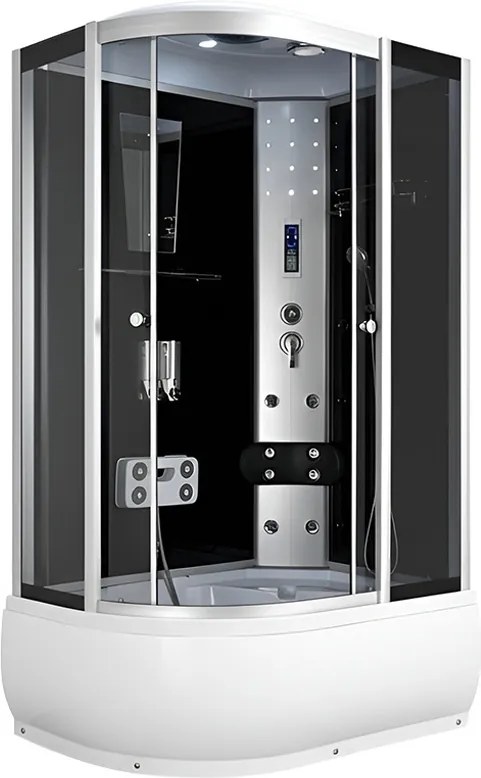 Terra Hydromasážní box WSH7106RS, 120x80 pravý se saunou