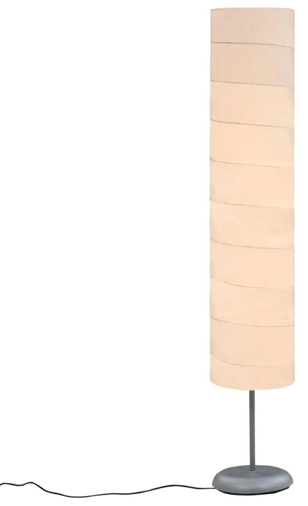 vidaXL Stojací lampa se stojanem 121 cm bílá E27