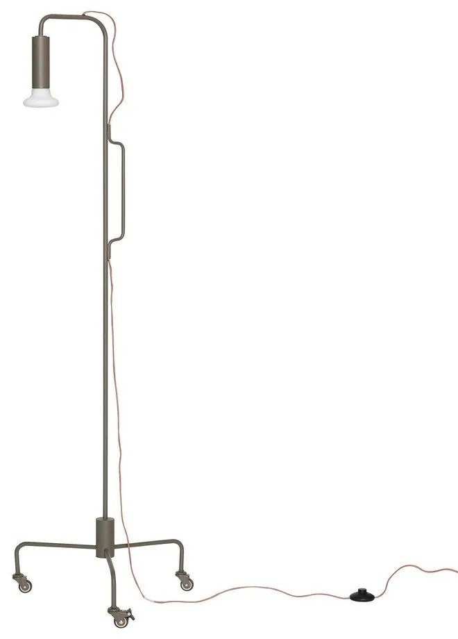 Hnědá stojací lampa (výška 154 cm) Ido – Hübsch