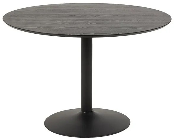 Jídelní stůl Ibiza, 110 cm, černá/tmavý jasan