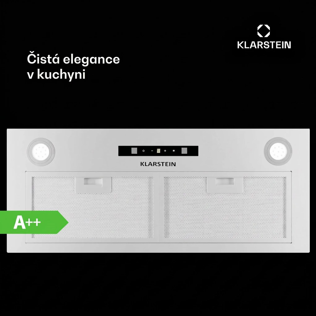 Klarstein Paolo 72, vestavná digestoř, 72 cm, 520 m³/h, LED Touch, A++
