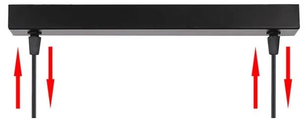 Candellux Černo-hnědý závěsný lustr Bistro pro žárovku 4x E27