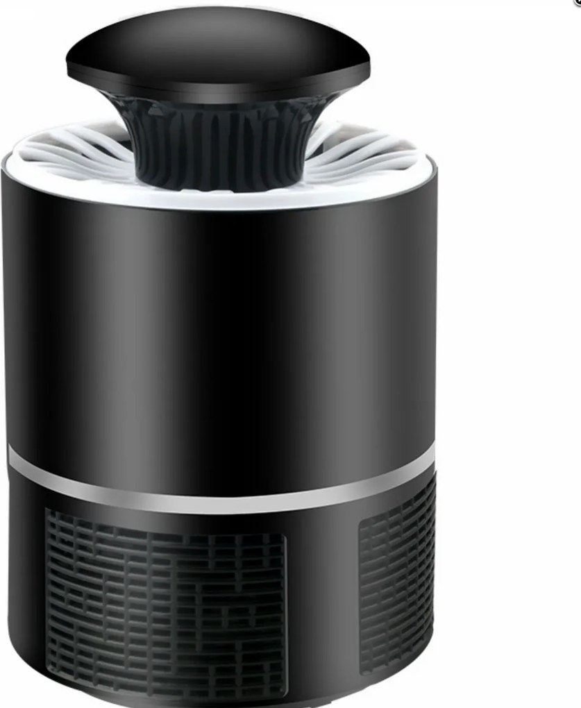 Herzberg HG‑03138 – 360° USB LED lampa s cyklónovým hubením komárů