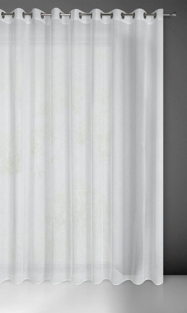 ZÁCLONA NA KROUŽCÍCH LEXY 300 CM X 250 CM CM BÍLÁ
