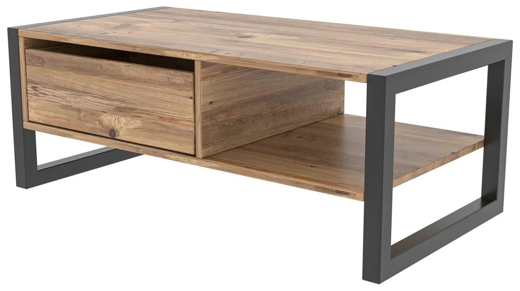 Designový konferenční stolek Paresh 105 cm borovice