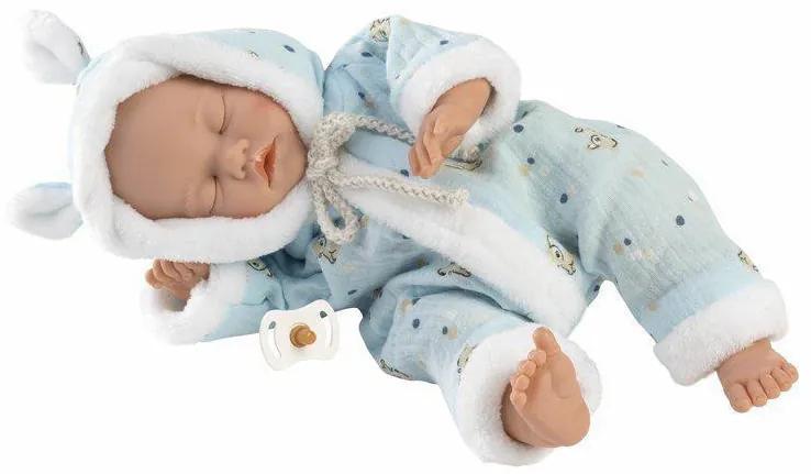 Llorens Little Baby 63301 - Spící realistická panenka s měkkým tělem 32 cm