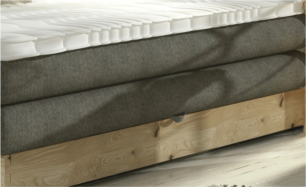 Sconto Postel boxspring DIORI přírodní/šedá