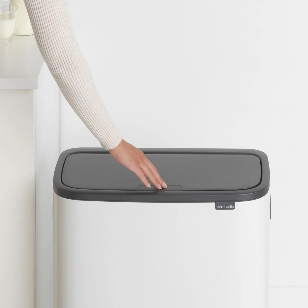 Brabantia BO Touch Bin 2x30L bílá