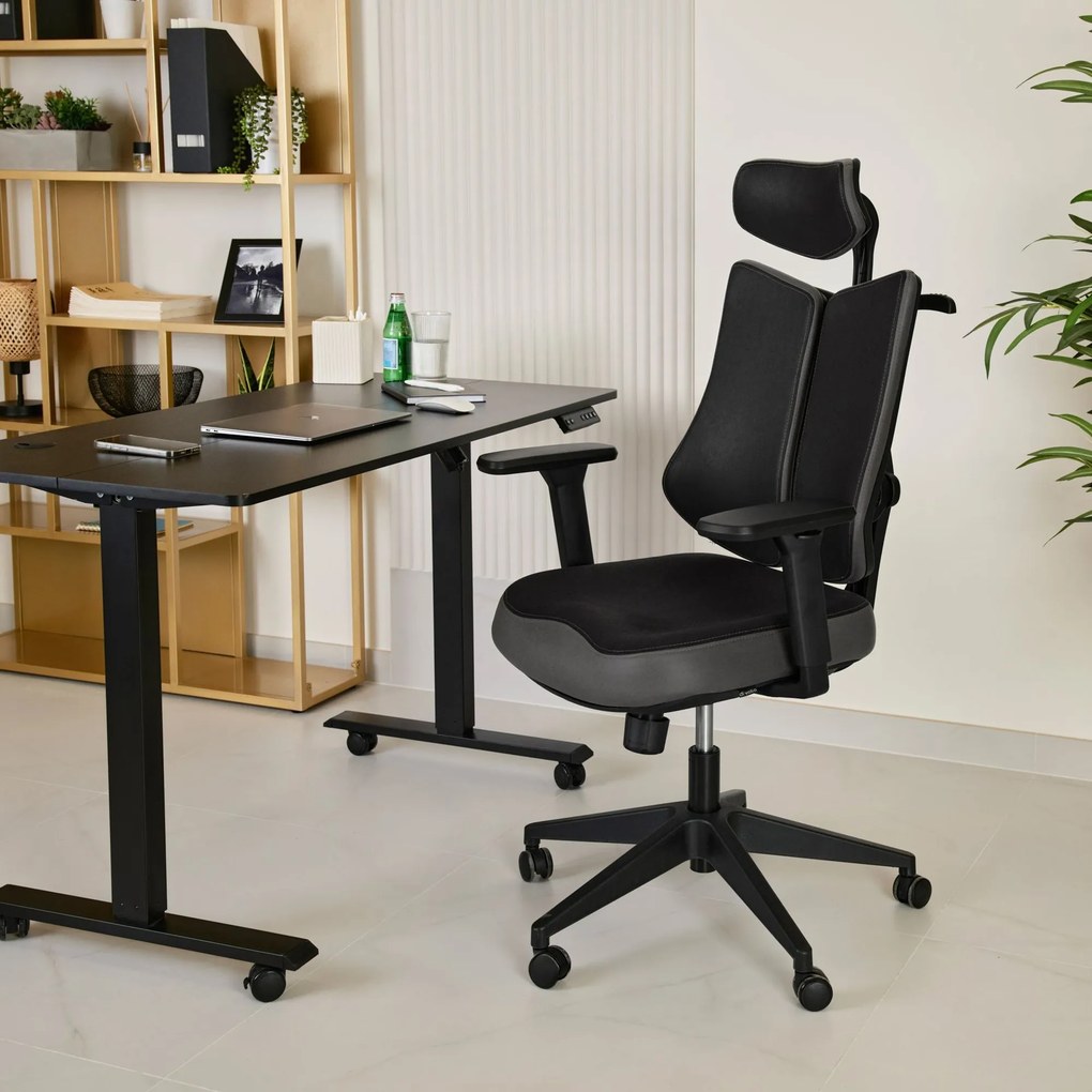 Ergonomické křeslo Loano – Černé