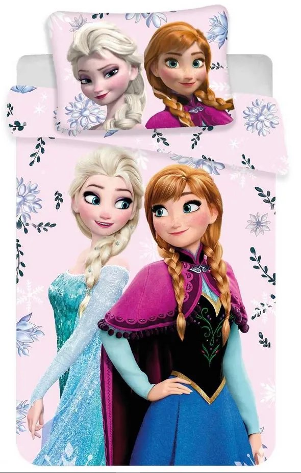 Disney povlečení do postýlky Frozen baby Floral