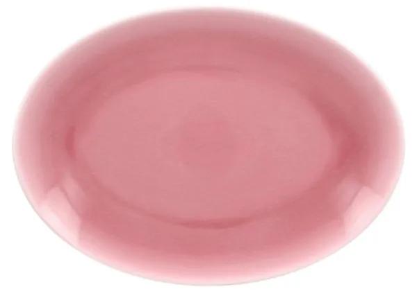 Talíř oválný 26x19 cm Vintage, růžový (vnnnop26pk), Rak Porcelain