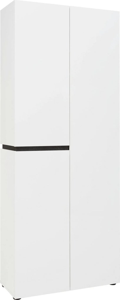 XXXLutz BOTNÍK, antracitová, bílá, 80,1/200/34 cm Voleo - Botníky - 001027000510