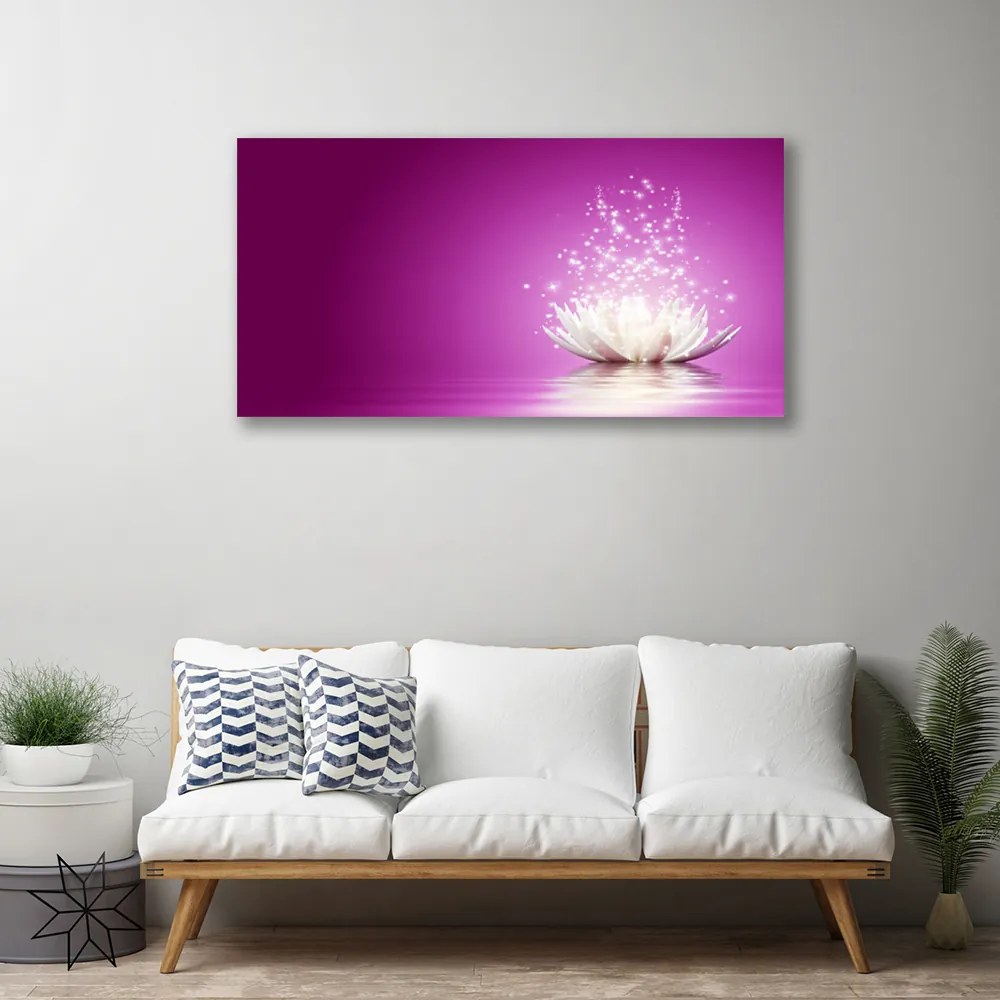 Obraz na plátně Květ Lotosu 140x70 cm