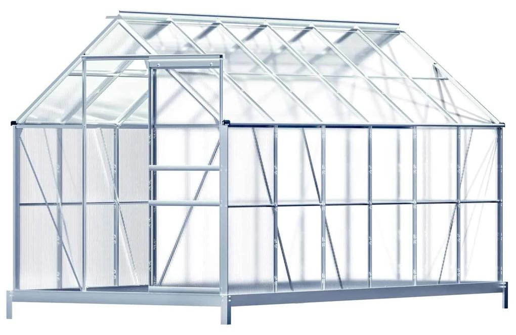 Deuba Zahradní skleník XL - 380x190x195cm + základna