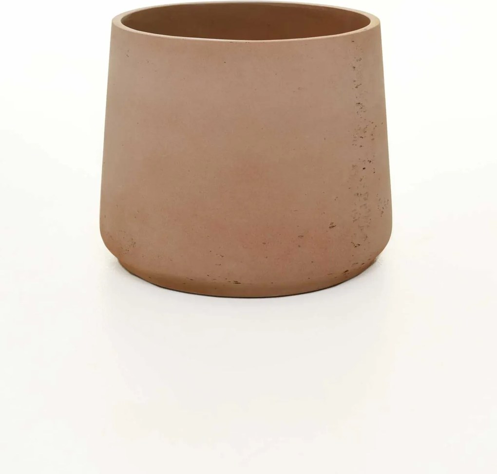 Květináč TROPICO, sklolaminát, výška 29 cm, oranžová