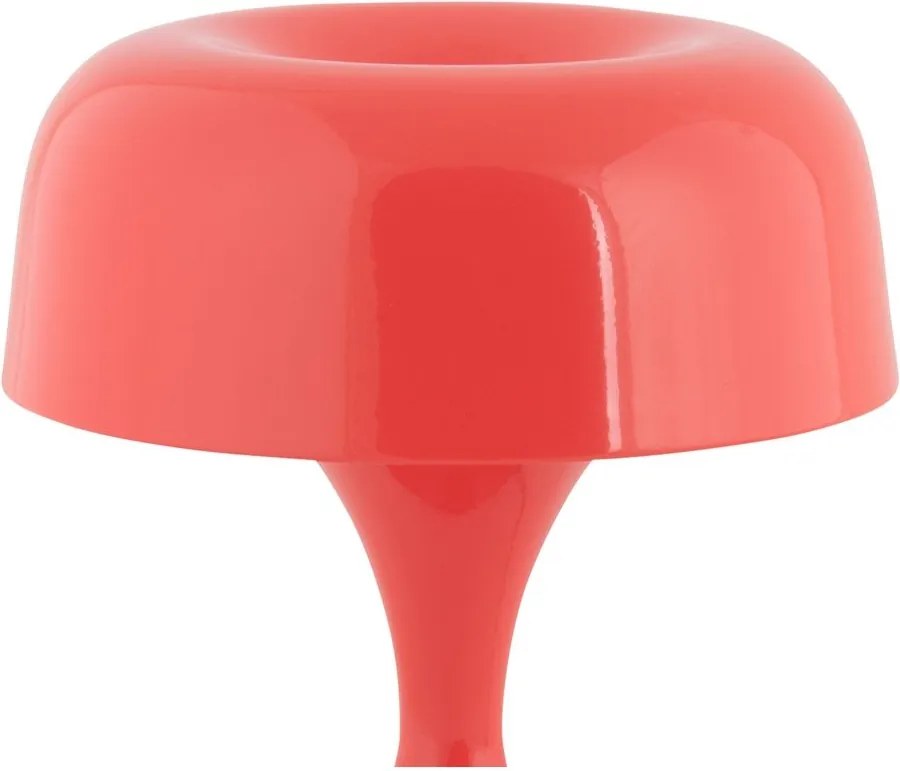 Červená kovová stolní lampa (výška 20 cm) Moda Retro – Leitmotiv