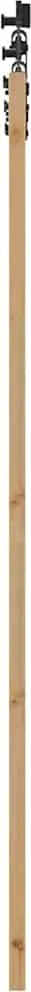 Posuvné dveře ORKDAL 93 x 211 cm Masivní borové dřevo a sklo 3332205