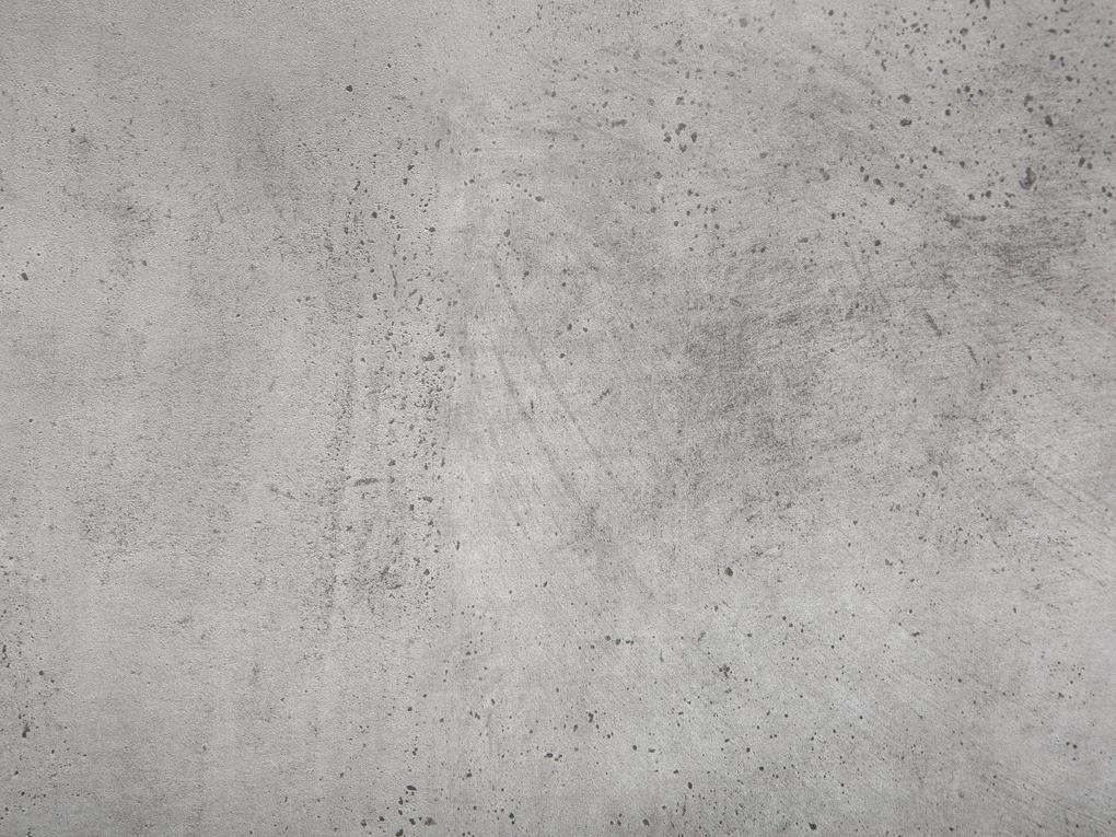Konferenční stolek, betonový top černý DELANO Beliani