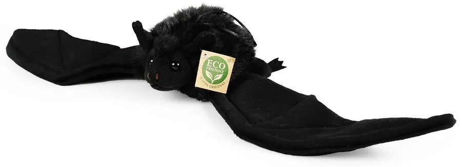 Rappa Plyšový netopýr černý 16 cm ECO-FRIENDLY