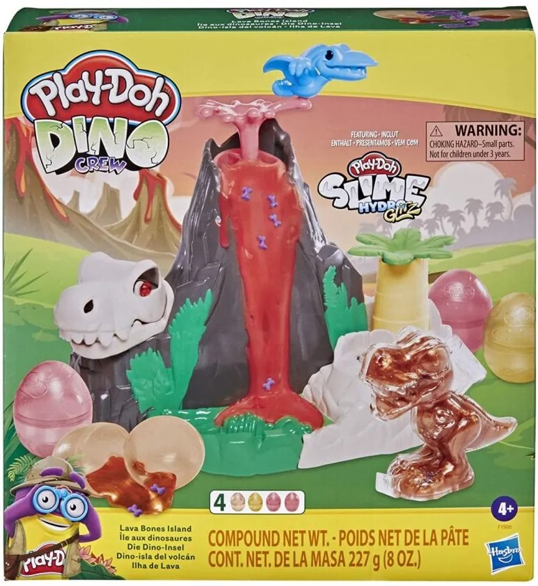 Hasbro Play-Doh Ostrov lávových kostí
