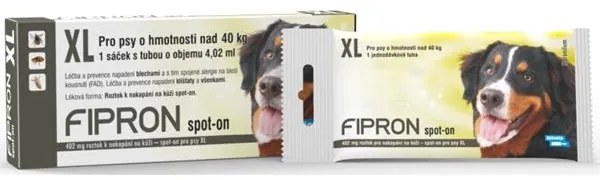 Fipron 402mg spot-on XL a.u.v. sol 1x4,02 ml (pipety)