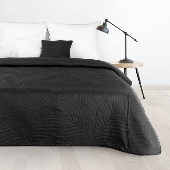 Moderní přehoz na postel Boni černý Šířka: 170 cm | Délka: 210 cm