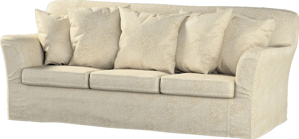Potah na pohovku IKEA Tomelilla 3-místná nerozkládací barva béžová látka lesklé, pletený vzor, vzorované