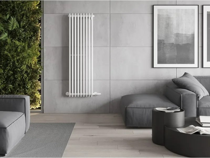 Mexen Atlanta dekorativní radiátor 1500 x 460 mm, 894 W, bílý - W211-1500-460-00-20